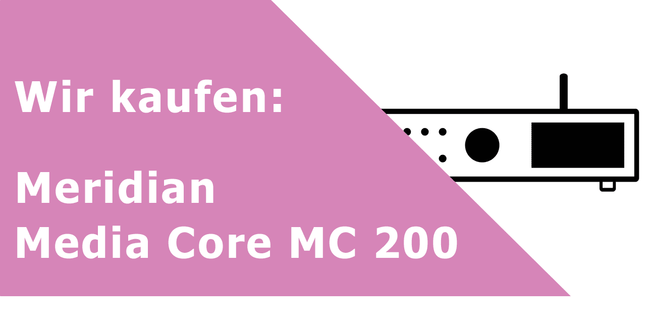 Ankauf: Jetzt Meridian Media Core MC 200 Music Server / Streamer ...