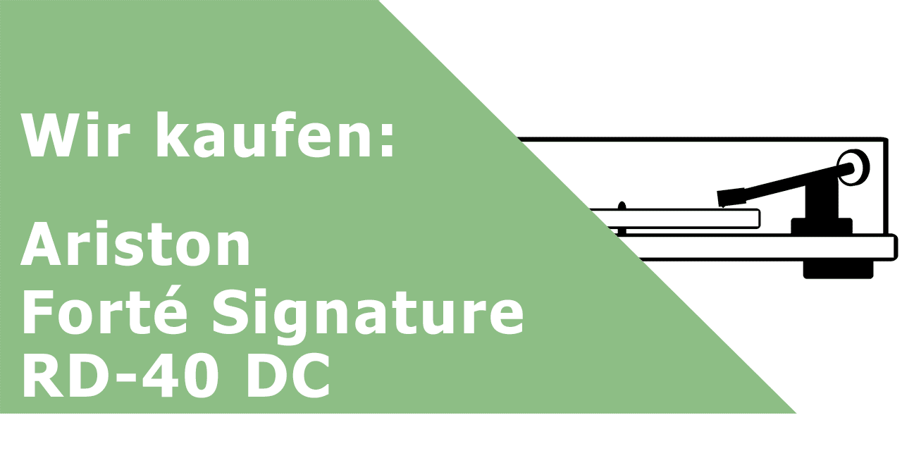Ankauf: Jetzt Ariston Forté Signature RD-40 DC Plattenspieler verkaufen ...