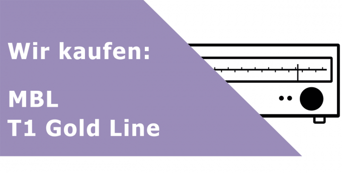 Ankauf: Jetzt MBL T1 Gold Line Tuner verkaufen | Wir kaufen Deine ...