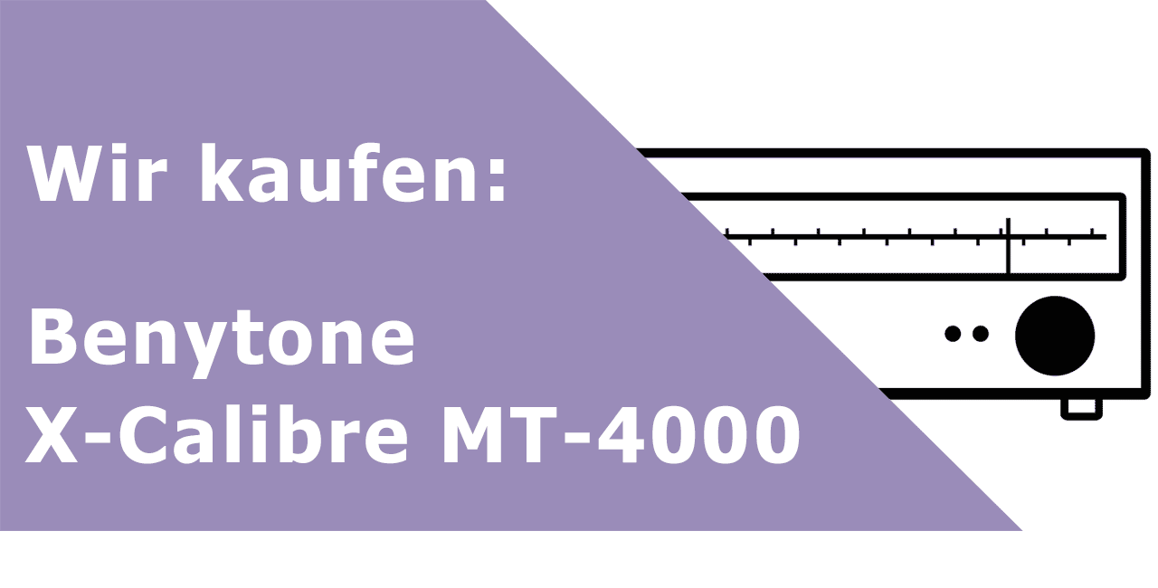 Ankauf: Jetzt Benytone X-Calibre MT-4000 Tuner verkaufen | Wir kaufen Deine Hifiartikel ...